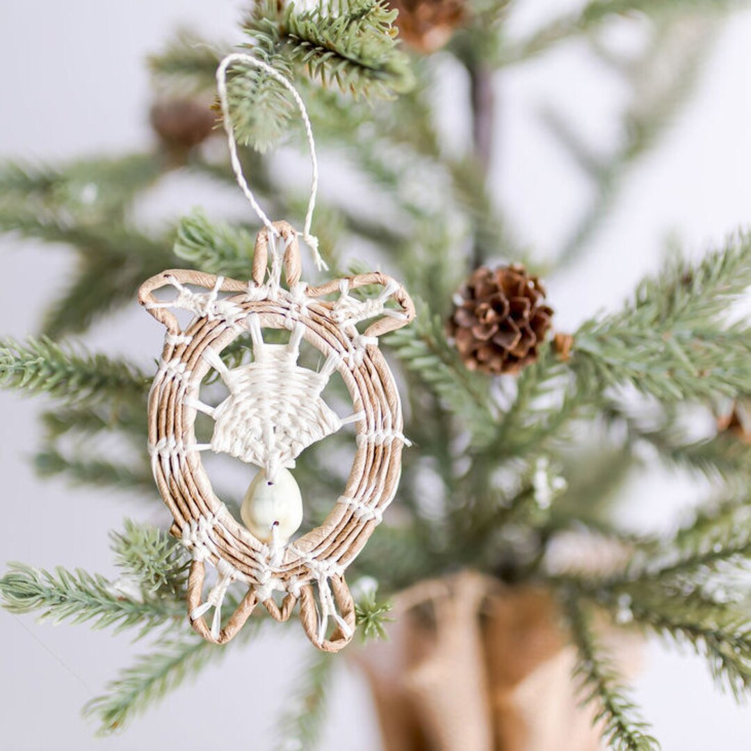 Christmas Tree Ornaments, Set of 6 Heart, Star, Tree/triangle, Turtle ...