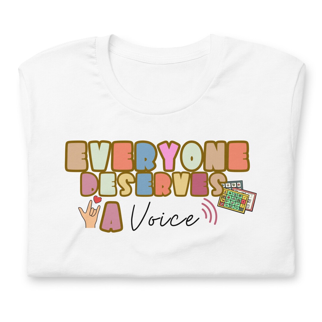 Everyone Deserves a Voice, Speech Gift, Speech Language Pathology Gift ...