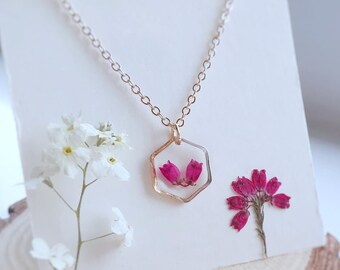 Pressed Heather Jewelry | Etsy