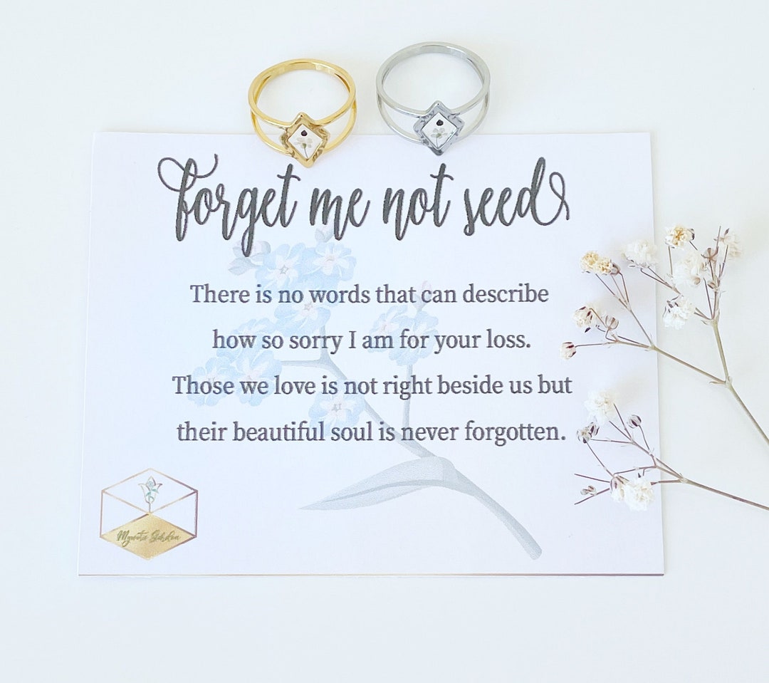 Condolence Ring Gift Gift for Loss Sympathy Gift - Etsy