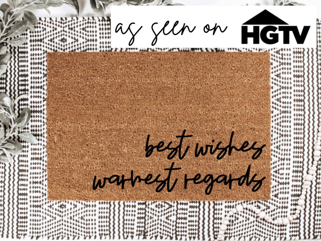 Best Wishes Doormat, Schitts Creek Doormat, Graduation Gift, Ew David ...