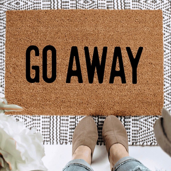 Rude Door Mat - Etsy