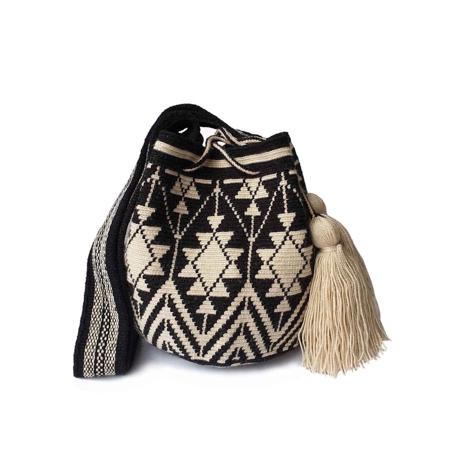 MINI 1T WAYUU BAG / Large Crochet Crossbody Purse / 100% - Etsy