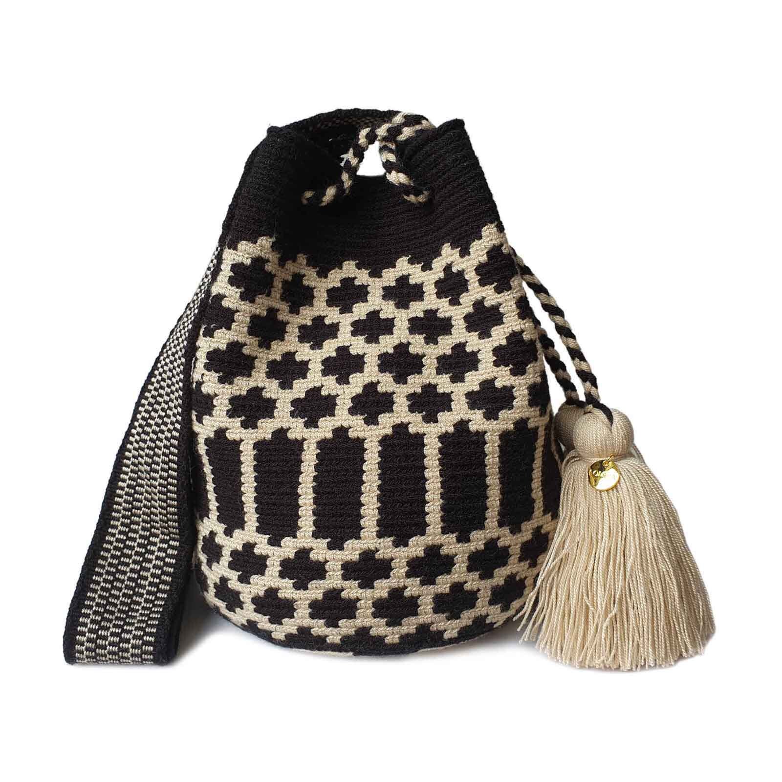 Handmade Wayuu Crochet Bag: Colombian Mochila Crossbody Purse - Etsy