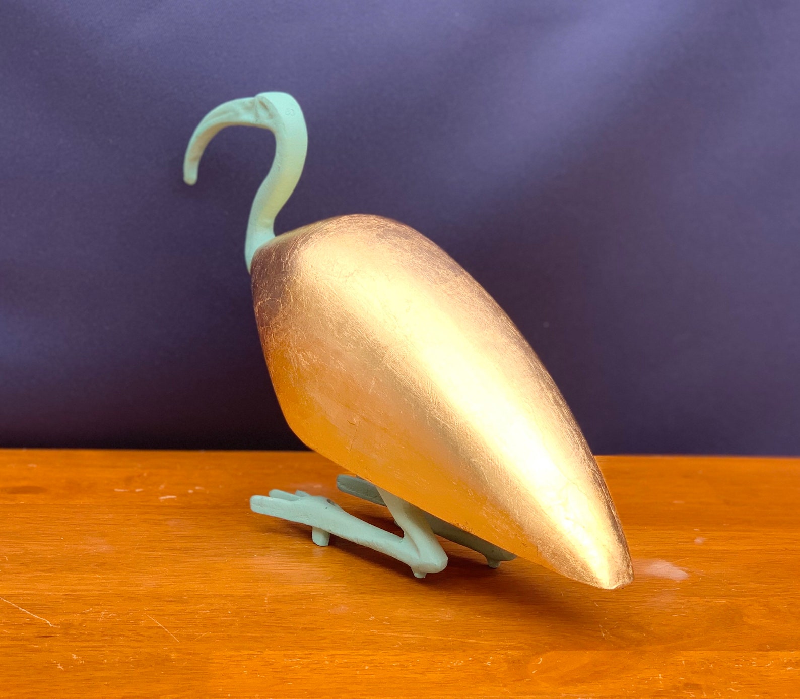 Statue of Ibis Bird Handcrafted in Egypt With Beautiful Gold Leaf - Etsy