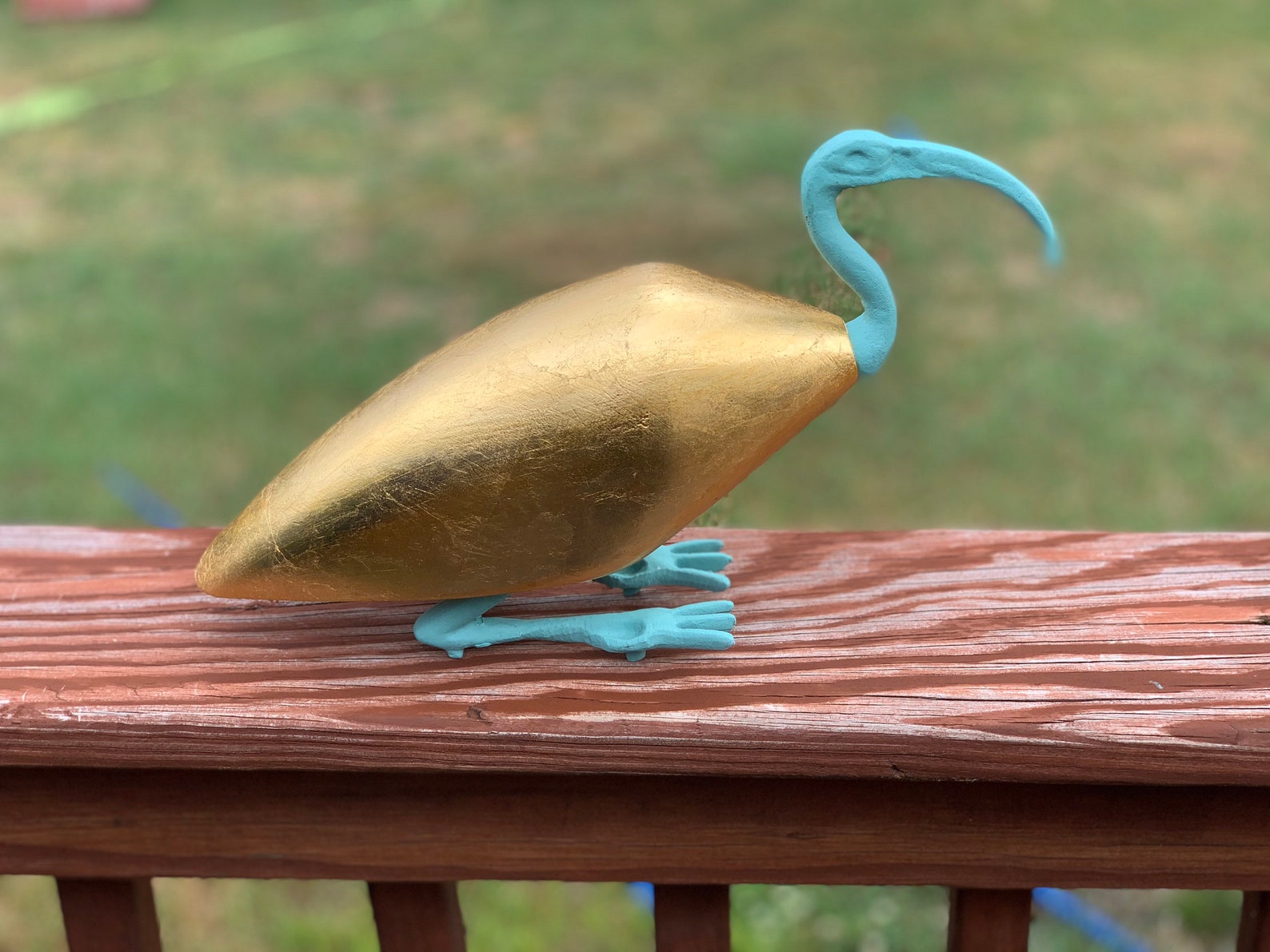 Statue of Ibis Bird Handcrafted in Egypt With Beautiful Gold Leaf - Etsy
