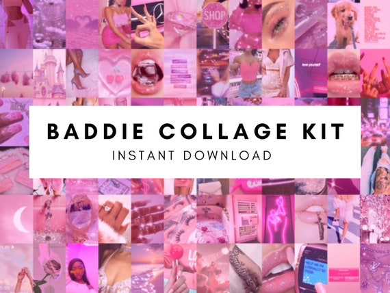 Baddie Aesthetic Boujee Wall Photo Collage Kit Baddie Room - Etsy Singapore