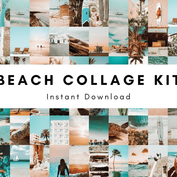 Beach Collage Kit - Etsy