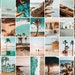Beach Collage Kit, Collage Kit Beach, Beach Wall Collage Set, Beach ...