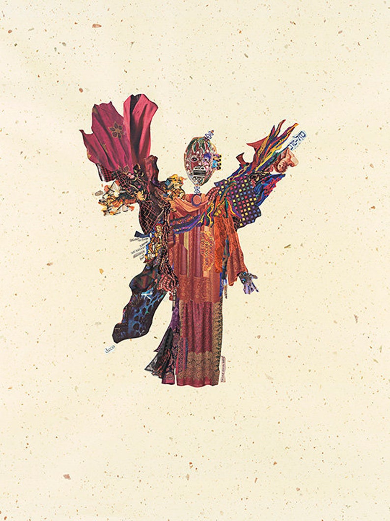 Mythical Creature Original Collage by Deco "i Seek the Truth (and Find ...