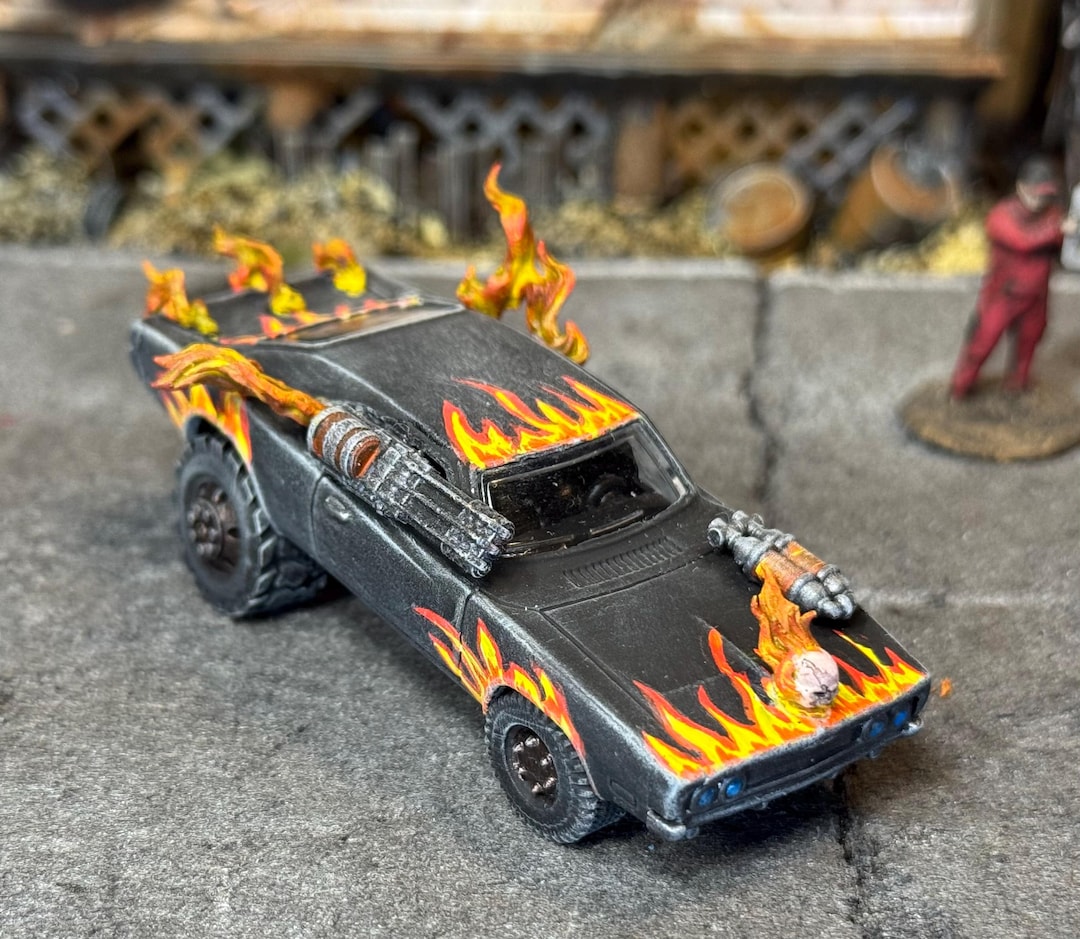 Highway to Hell 69 Dodge Charger 500 Gaslands Car Wars Autokill Dark ...