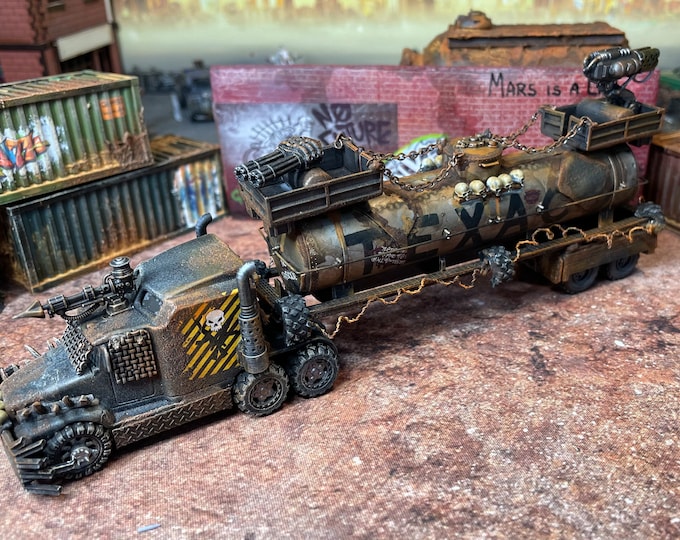 The Juggernaut War Rig Gaslands Car Wars Autokill Dark Future Blooded ...