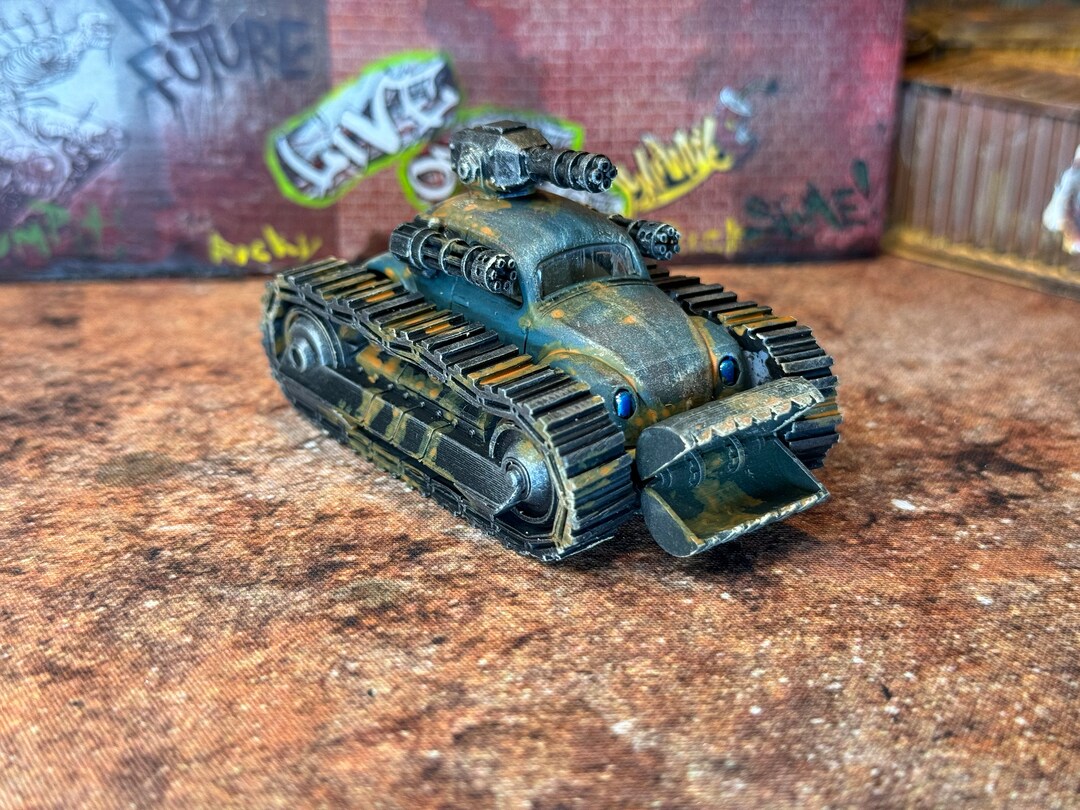 Tread Heavy Tanked up Battle Beetle Gaslands Car Wars Autokill Dark ...