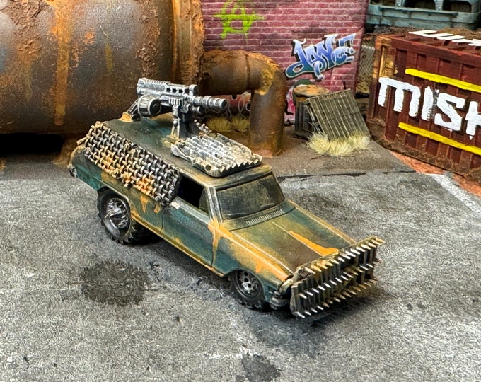 Tetanus Wagon - 64 Chevy Nova Wagon - Gaslands - Car Wars - Autokill ...