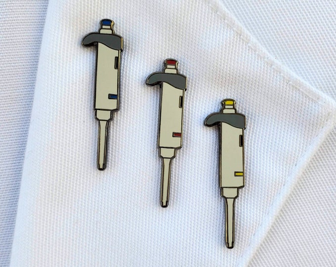 Science Enamel Pin Pipette - Etsy
