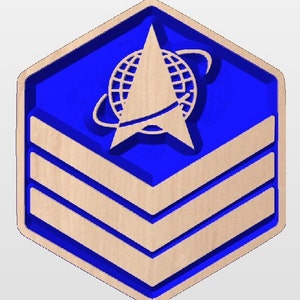 Space Force E-5 Thru E-9 Stripes - Etsy