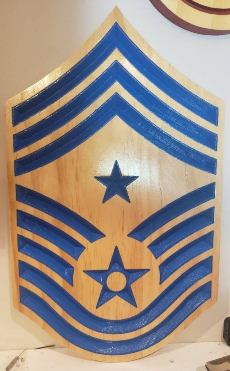 E-9 Chief Master Sergeant Stripes - Etsy