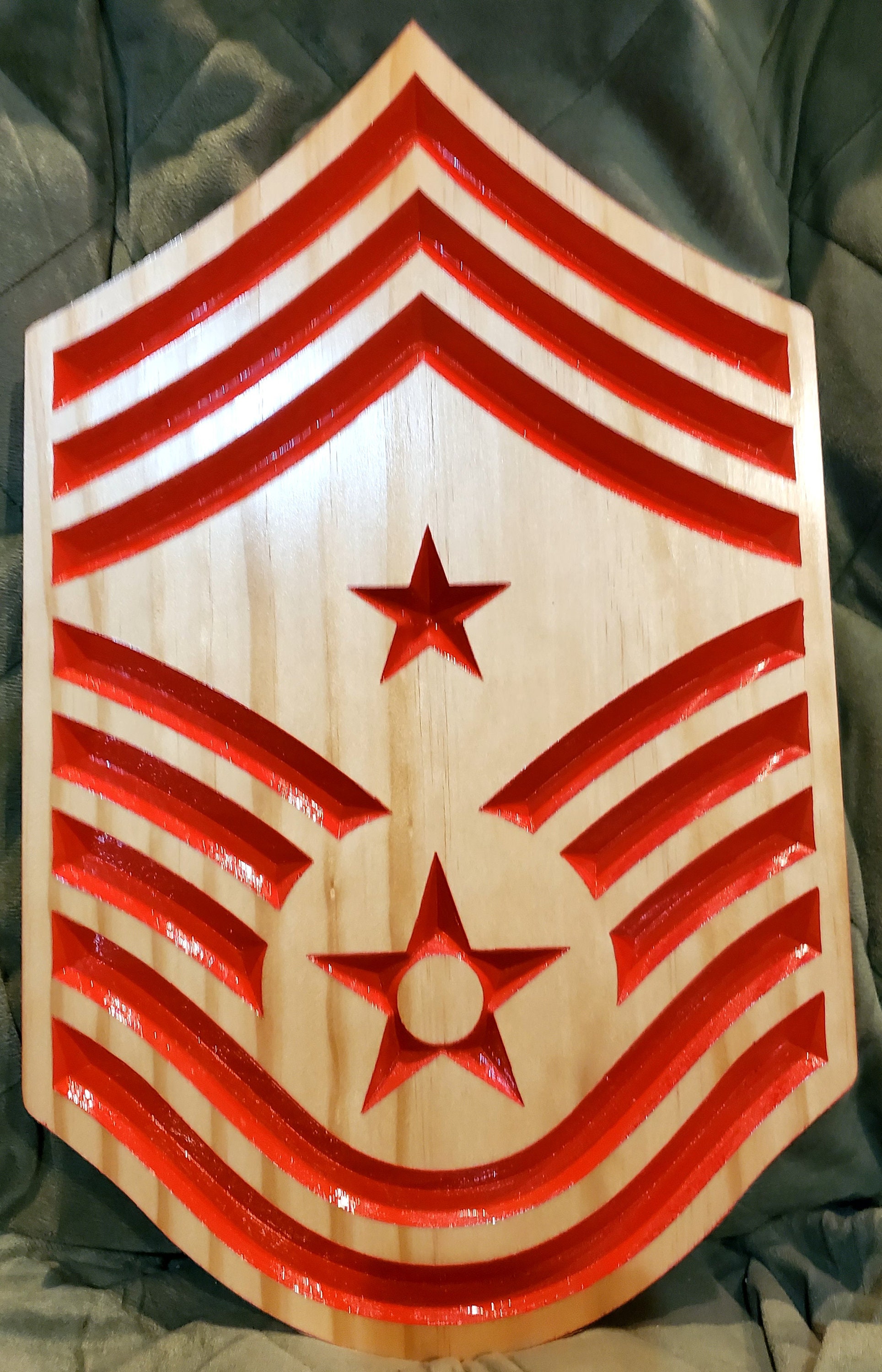 E-9 Chief Master Sergeant Stripes - Etsy