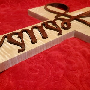Wooden Jesus Cross Inlay - Etsy