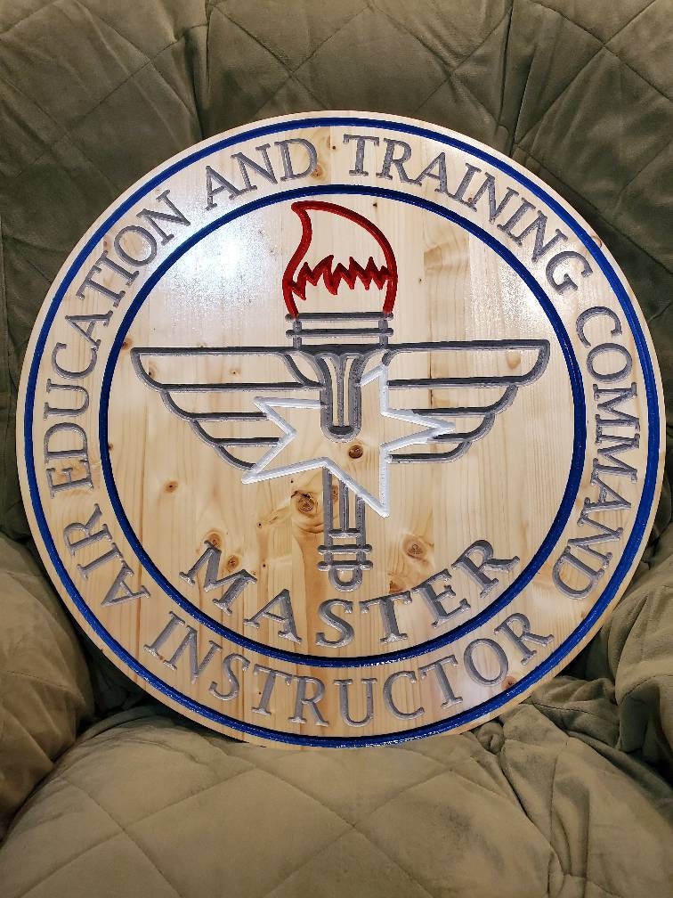 AETC Instructor Badge, Air Education and Training Command Instructor, AETC Master Instructor - Etsy