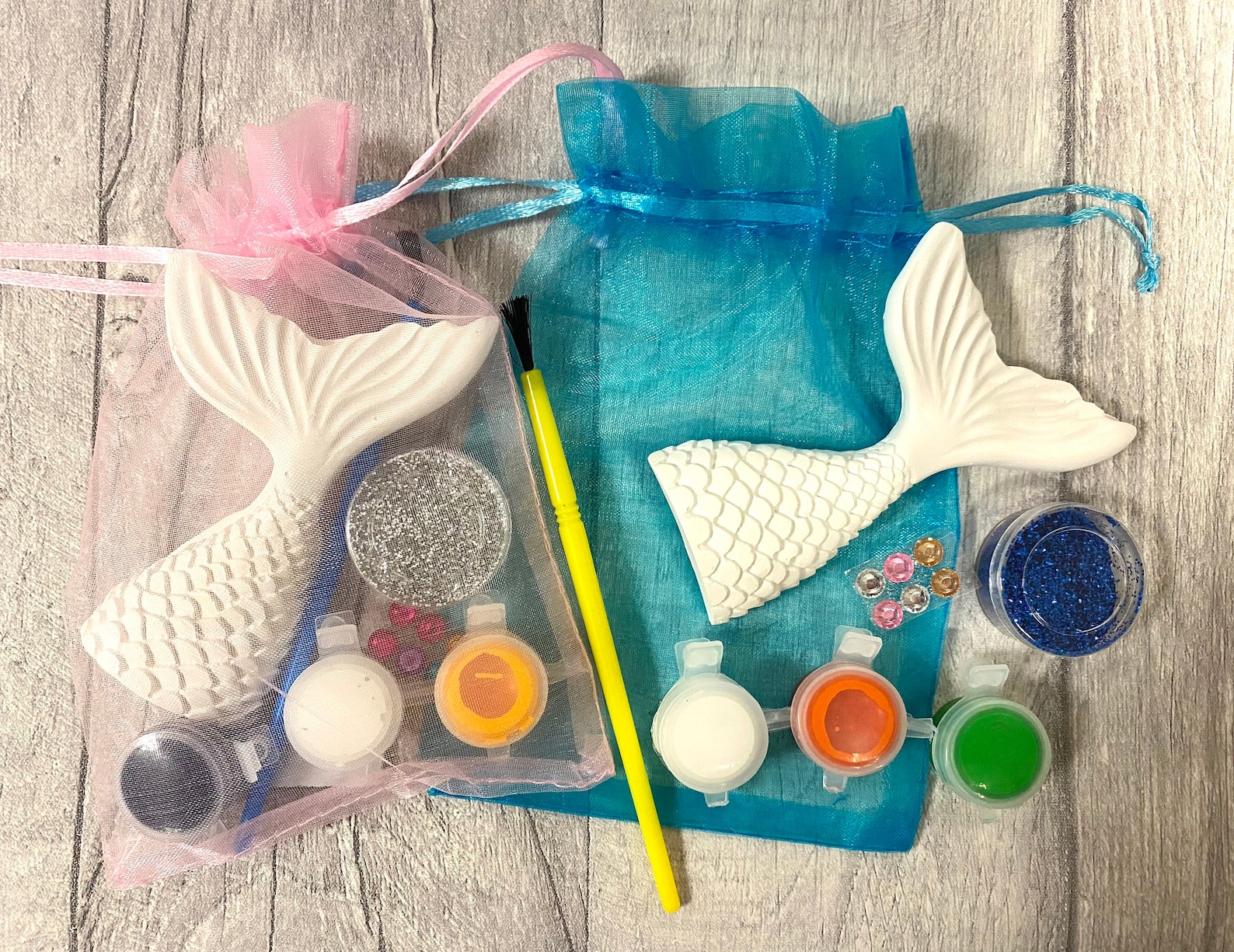 Mermaid Party Bag-magnet Craft Kits in Organza Gift - Etsy