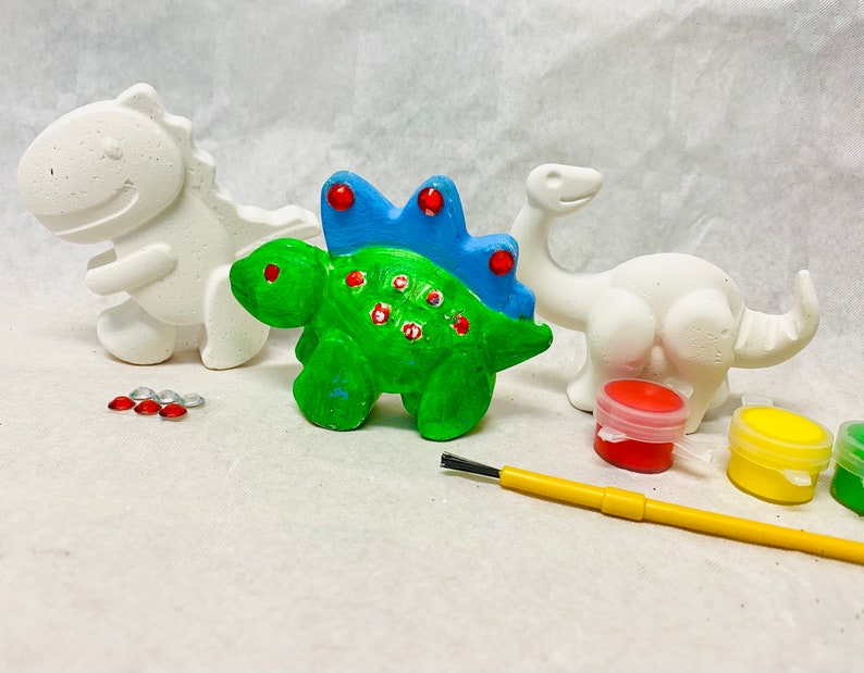 Dinosaur Party Bag-dinosaur Craft Kit-paint Set-unique Party | Etsy