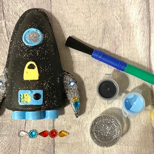 Space Theme Party Bag-space Rocket Craft Kit-paint Set-unique Party ...
