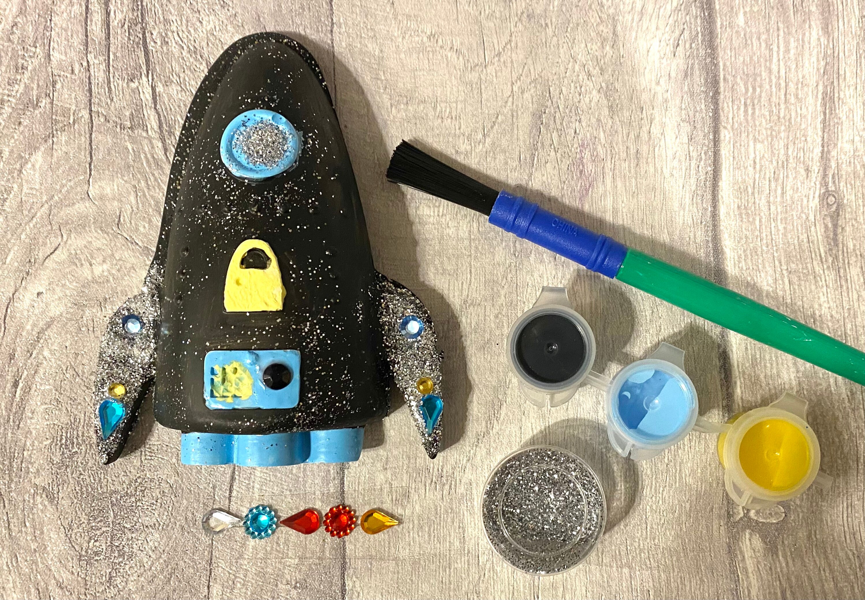 Space Theme Party Bag-space Rocket Craft Kit-paint Set-unique - Etsy