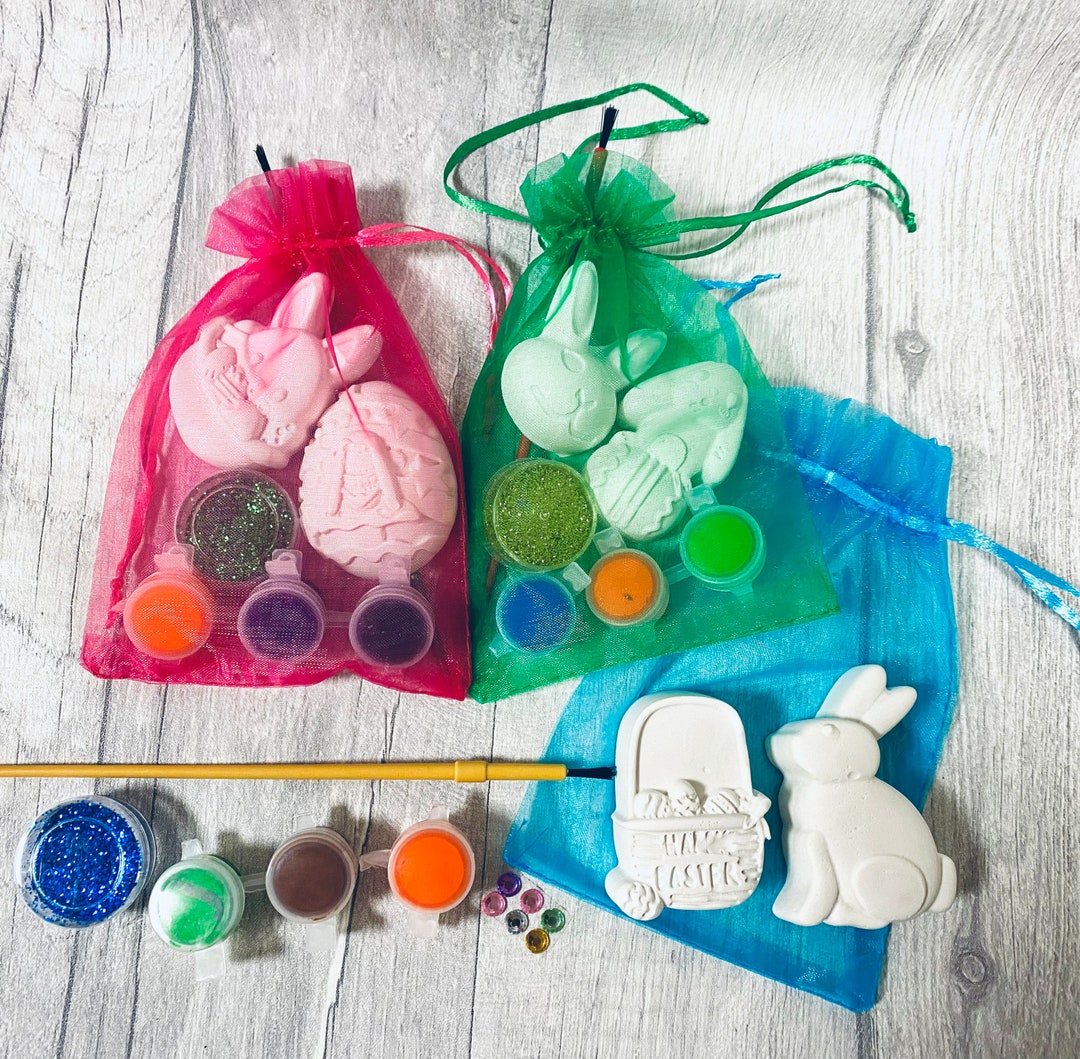 Easter Craft Kit in Organza Gift Bag-easter Hunt Party Gift-paint Set ...