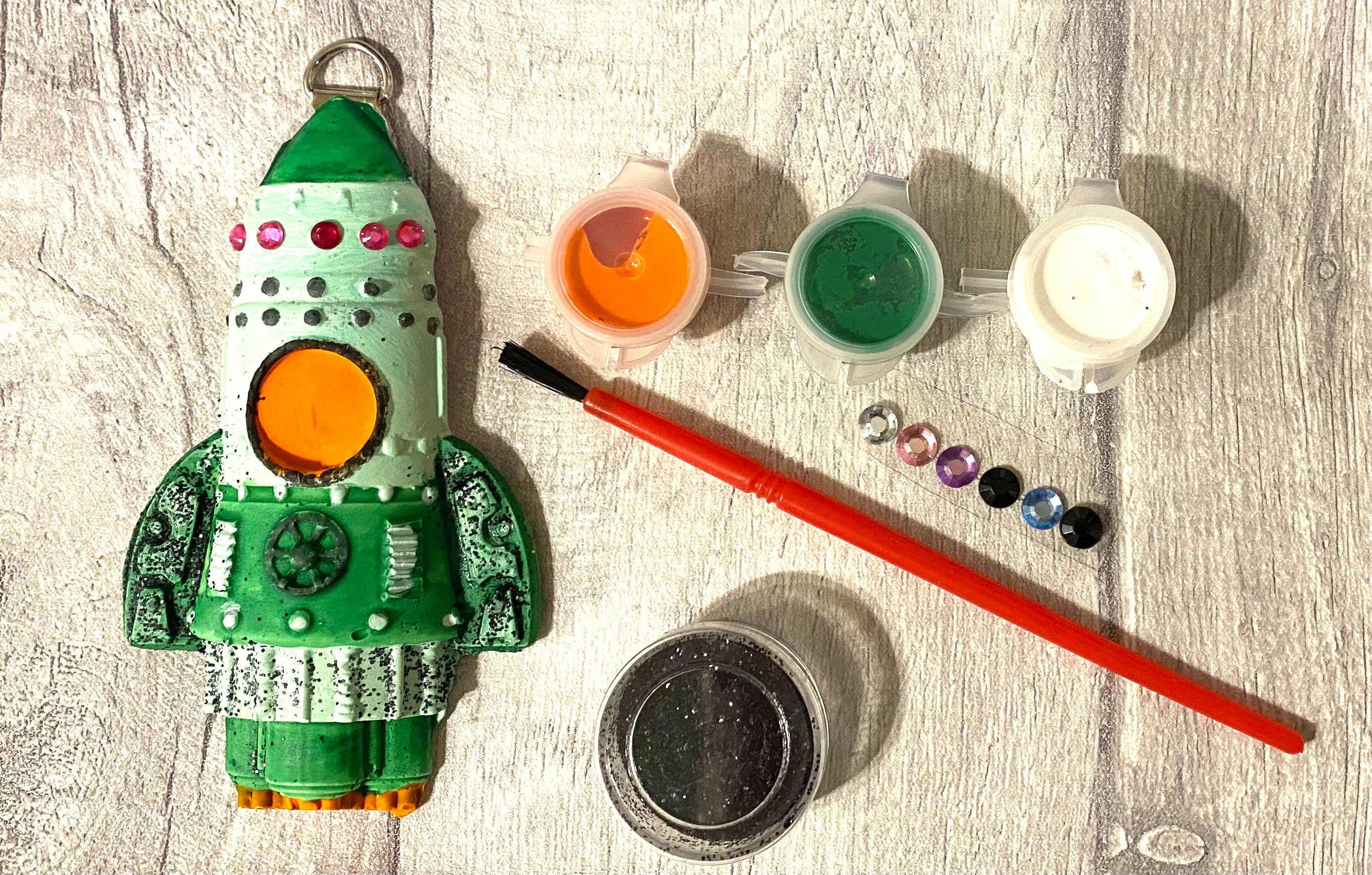 Space Theme Party Bag-space Rocket Craft Kit-paint Set-unique - Etsy