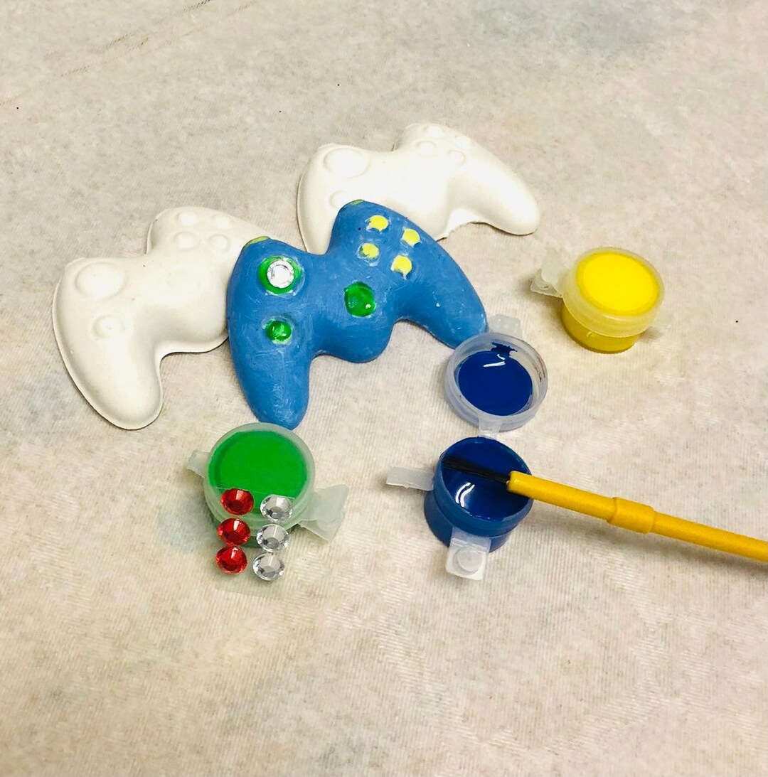Gamer Controller Craft Kit-magnet-gaming Party-craft Kit-paint Set ...