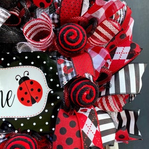 Spring Door Decor, Summer Door Decor, Ladybugs, Ladybug Home Decor ...