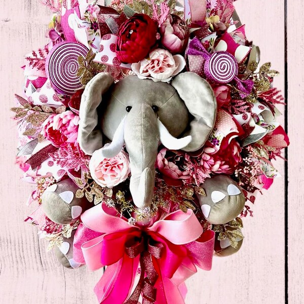 Baby Girl Wreath - Etsy