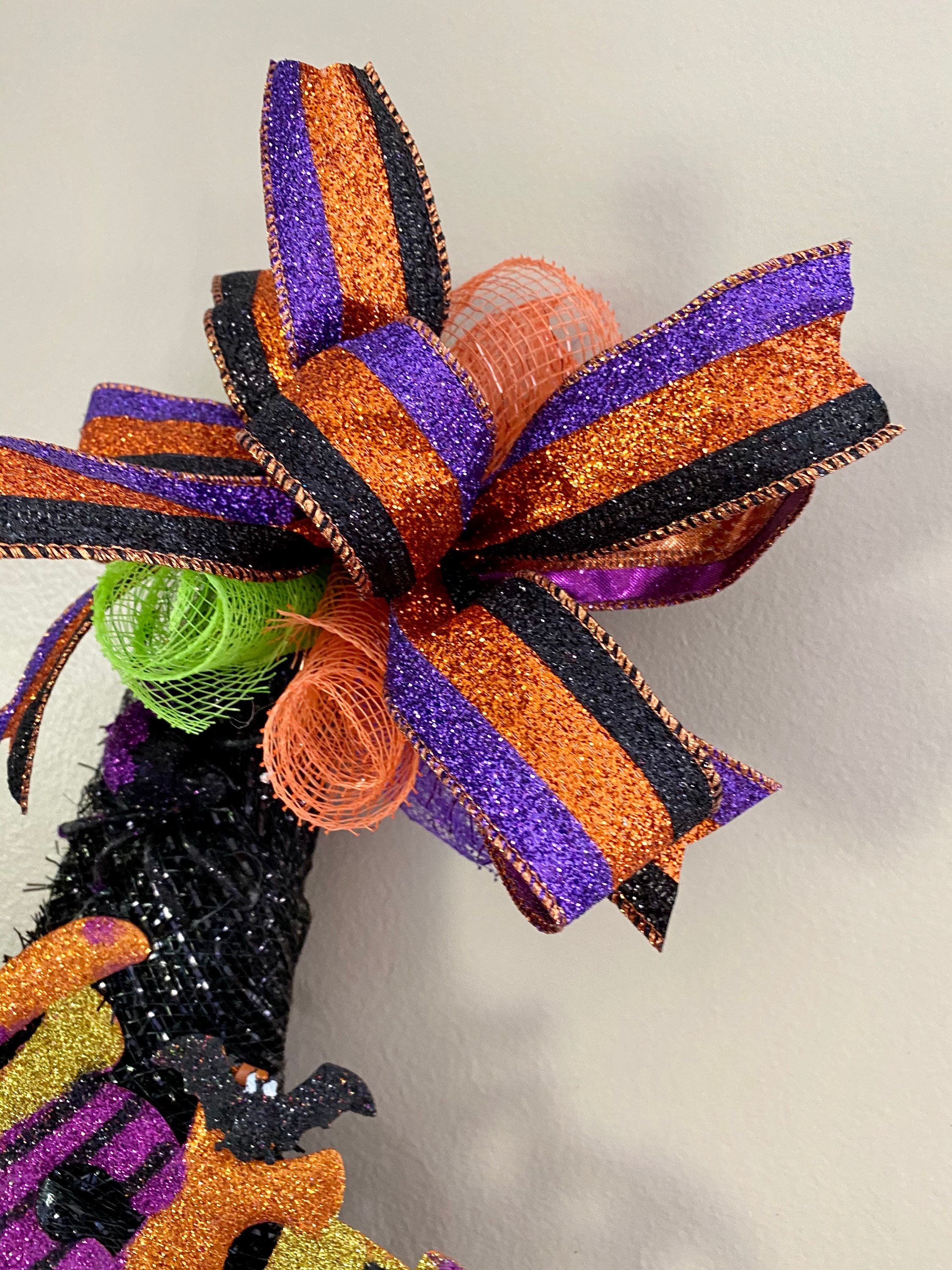 Halloween Wreath Witch Hat Halloween Decor Witch Hat - Etsy