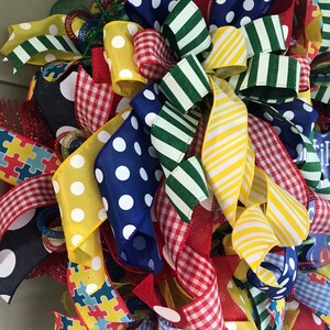 Autism Awareness Autism Wreath Until All the Pieces Fit - Etsy