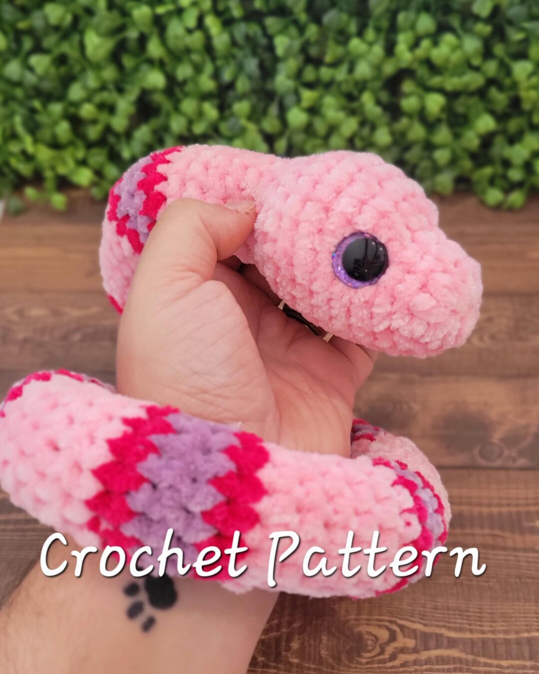 Snake Plush Amigurumi Crochet Pattern Tutorial Instant Download Pdf - Etsy