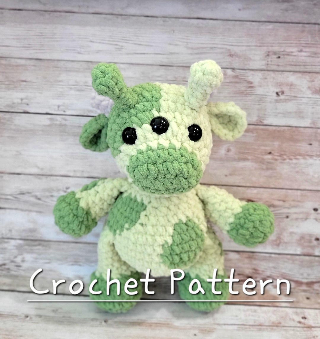Cow Alien Plush Amigurumi Crochet Pattern Instant Download - Etsy