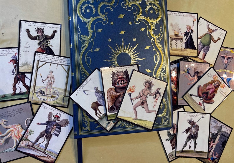 Cabalistic Signs Visions of Hell Satan and Demon 1775 Vintage ...