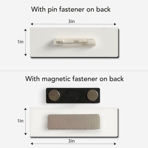 Classic Elegance Custom Engraved Name Badge – Precision Laser Etched ...