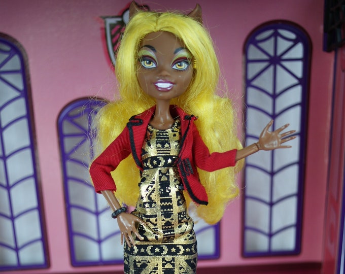 Monster High Hauntlywood Frights Camera Action Clawdia Wolf Doll Mattel ...