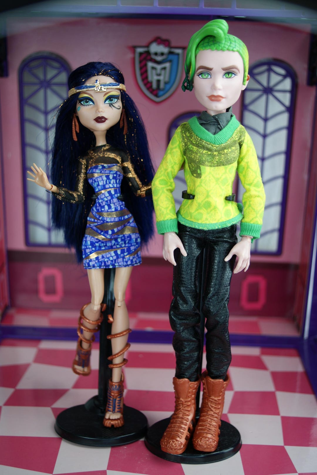 Monster High Boo York Comet Crossed Couple 2 Pack Cleo De Nile and ...