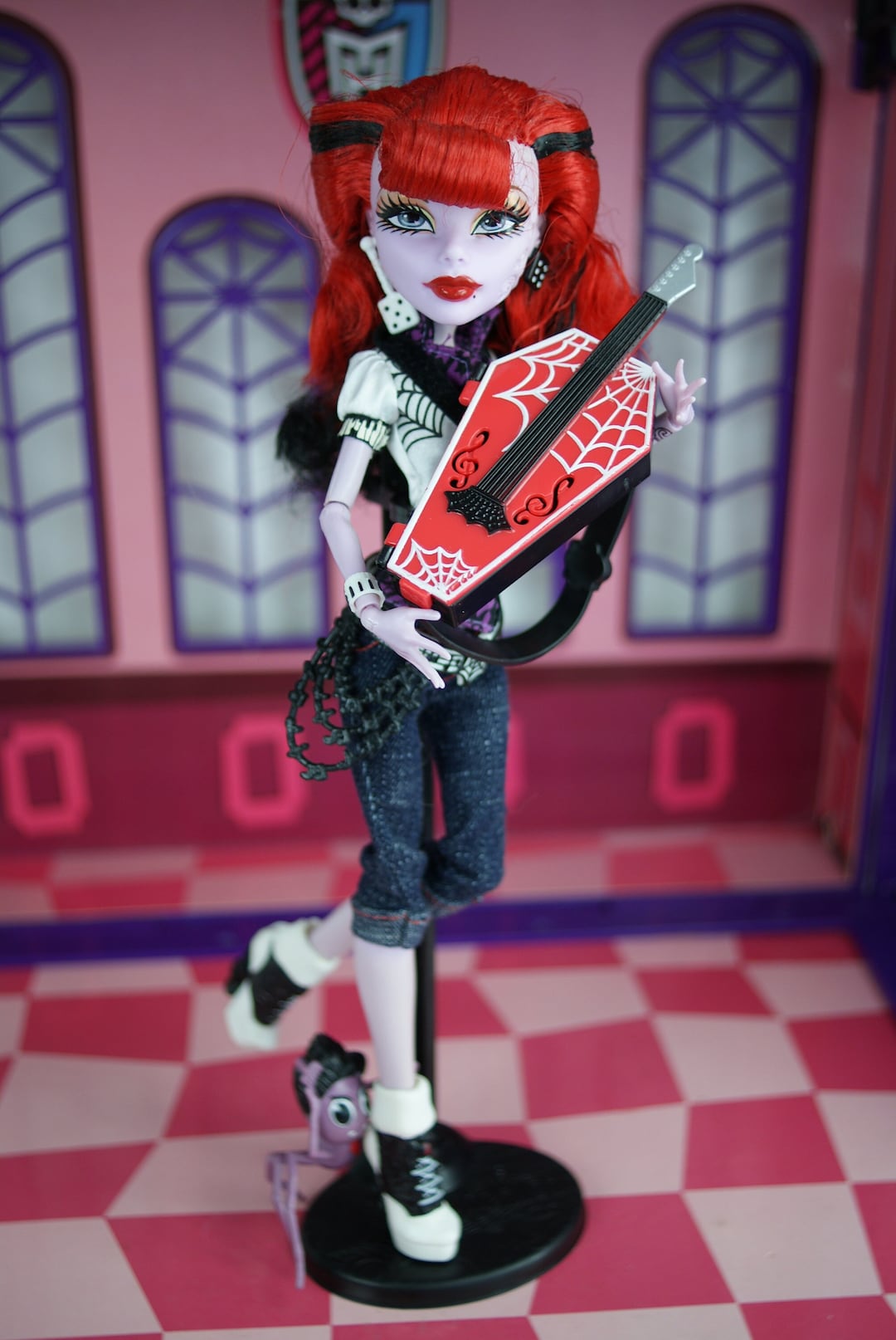 Monster High Basic Signature Wave 3 Operetta Phantom Doll and Pet ...