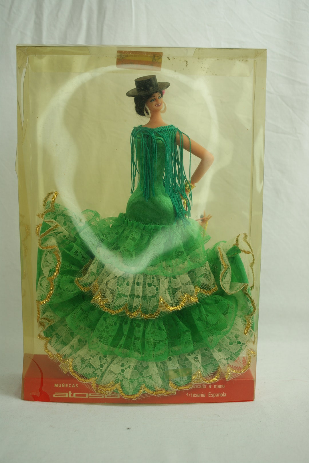Muneca Atosa Marin Chiclana Spanish Flamenco Dancer Doll Made in Spain ...
