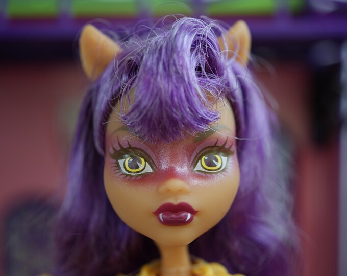 Monster High Haunted Getting Ghostly Clawdeen Wolf Doll Mattel 2014 2