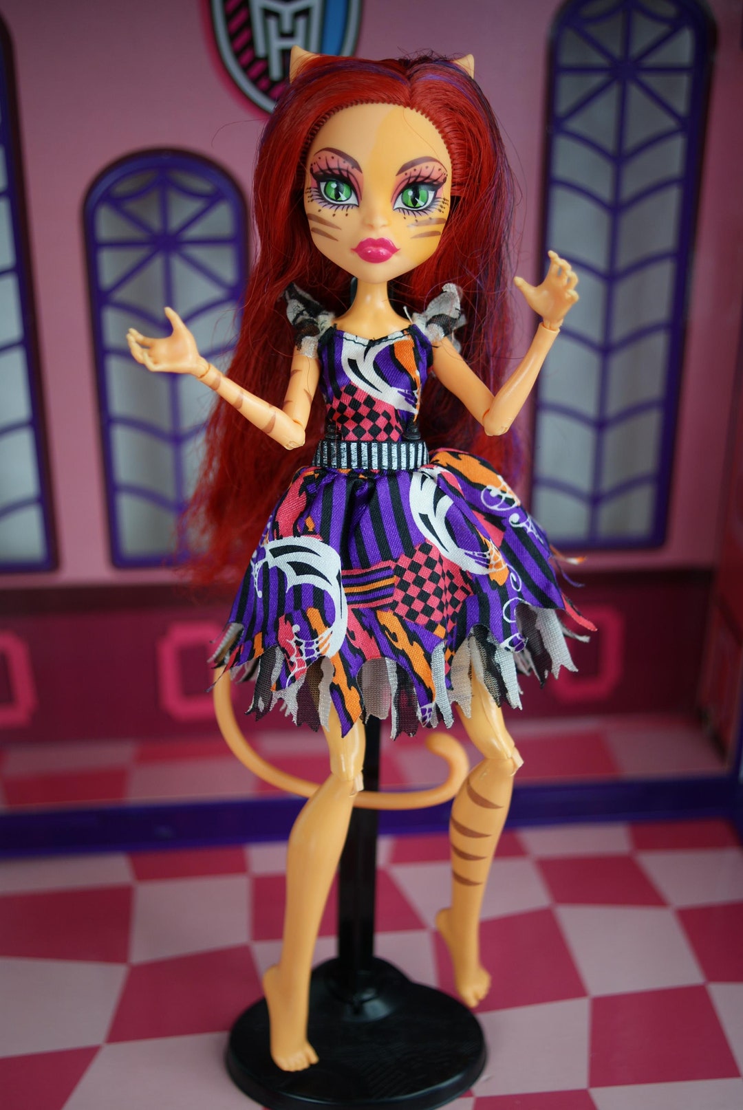 Monster High Freak Du Chic Toralei Stripe Doll Mattel 2015 #7 - Etsy