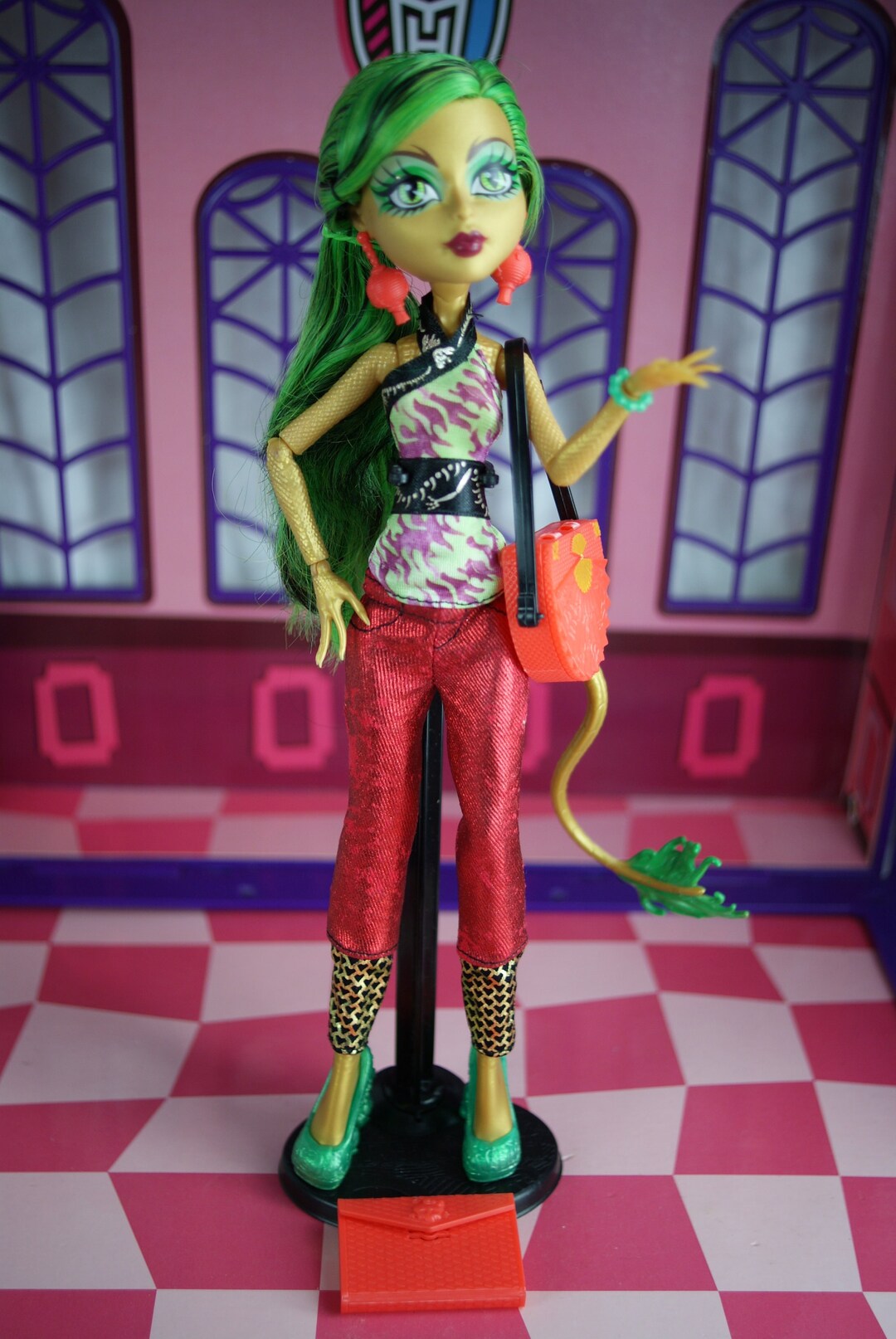 Monster High Jinafire Long New Scaremester Doll Mattel 2013 4 - Etsy
