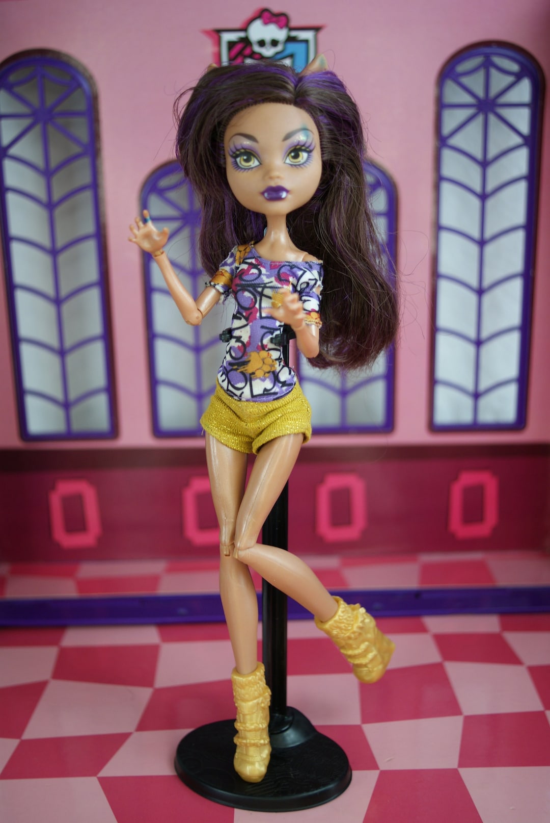 Monster High Clawdeen Wolf Doll Boo York, Boo York Frightseers Mattel ...