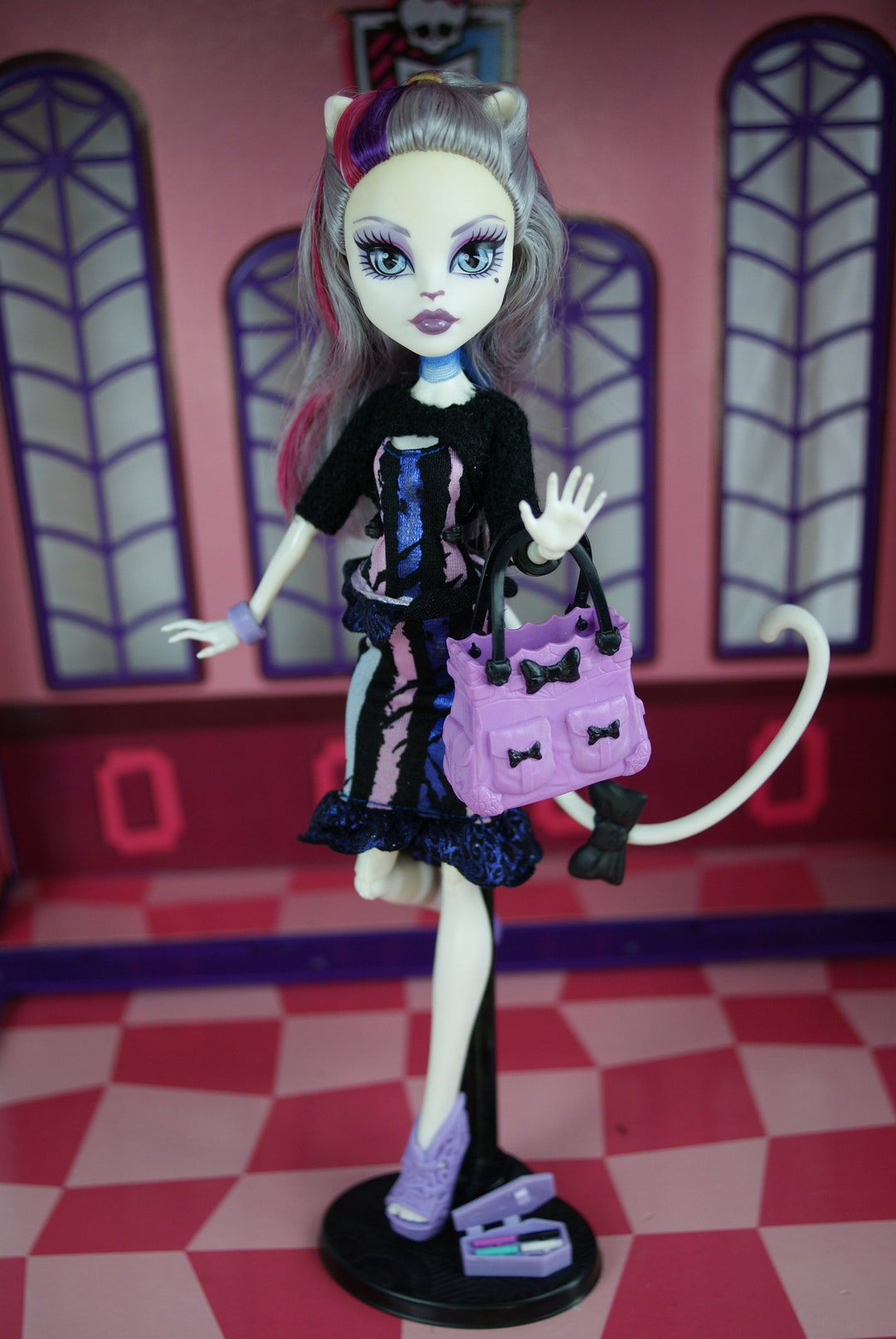 Monster High Catrine Demew Doll New Scaremester Mattel 2013 4 - Etsy