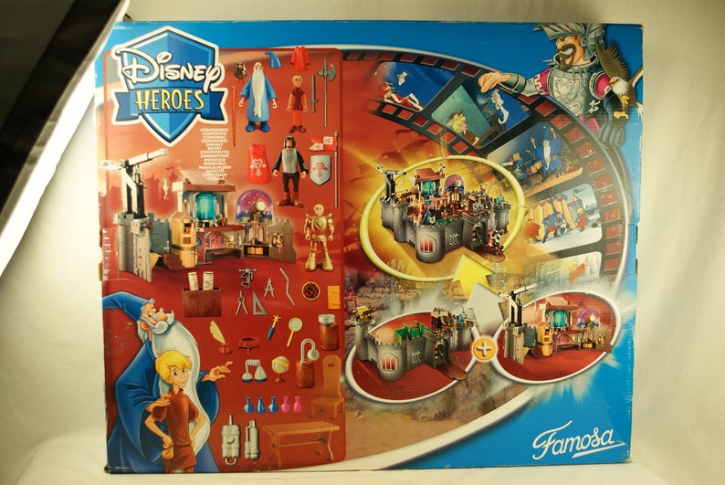 Sword in the Stone Disney Heroes Merlin Castle Laboratory MIB - Etsy