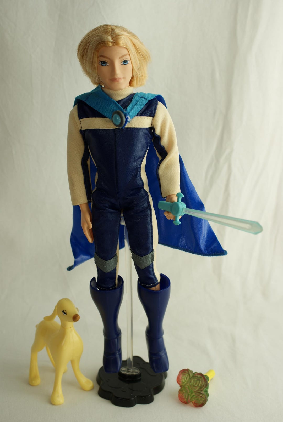 Winx Club Brandon Prince Sky Doll With Dog Flowers Sword Season 1 ...